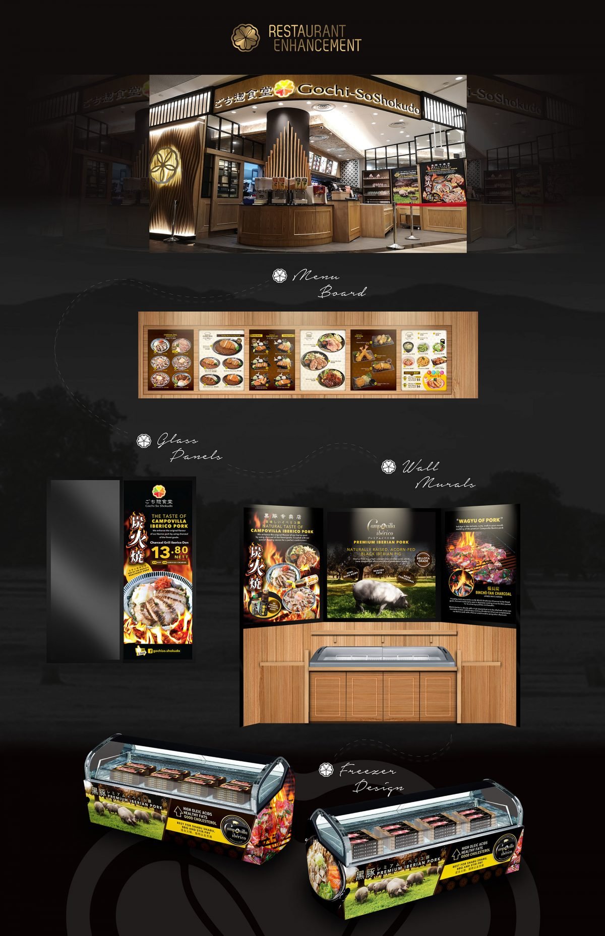 Graphic Design - Gochi-So Shokudo & Campovilla | Nudge Design Studio ...